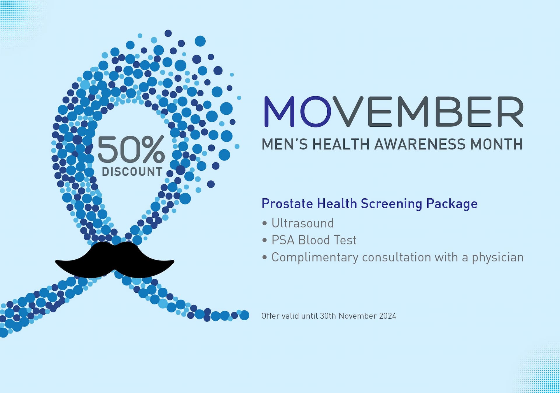 50% Off Prostate Screening & Ultrasound This Movember | NMC Healthcare